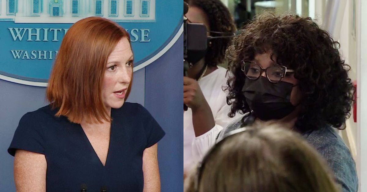 Jen Psaki Asked Was Biden 'Taking a Knee' in WNBA Photo Op