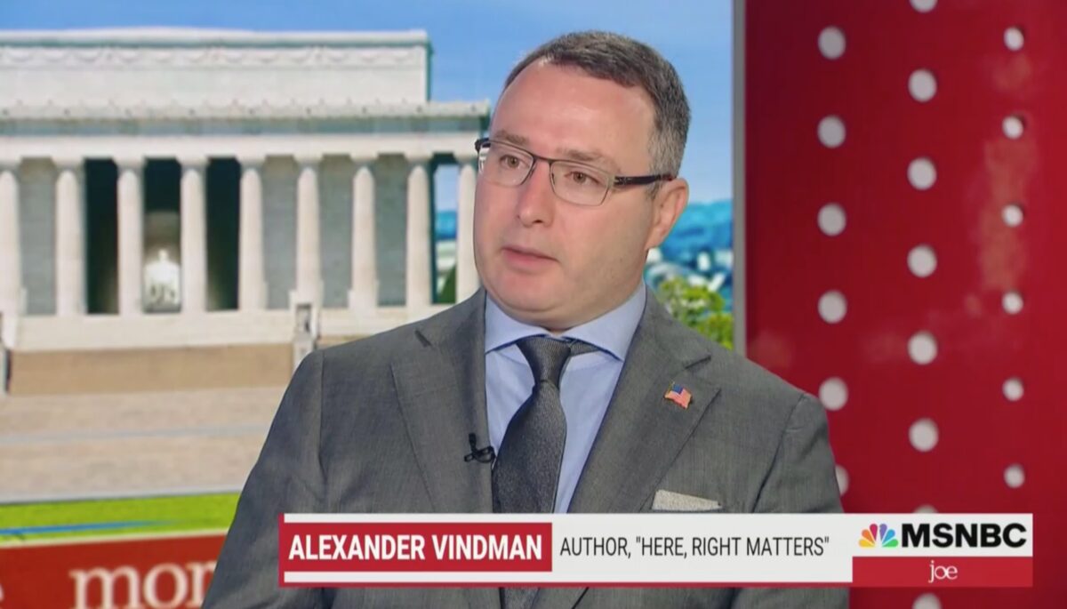 Alex Vindman Blames Trump, Senate GOP for Covid Deaths