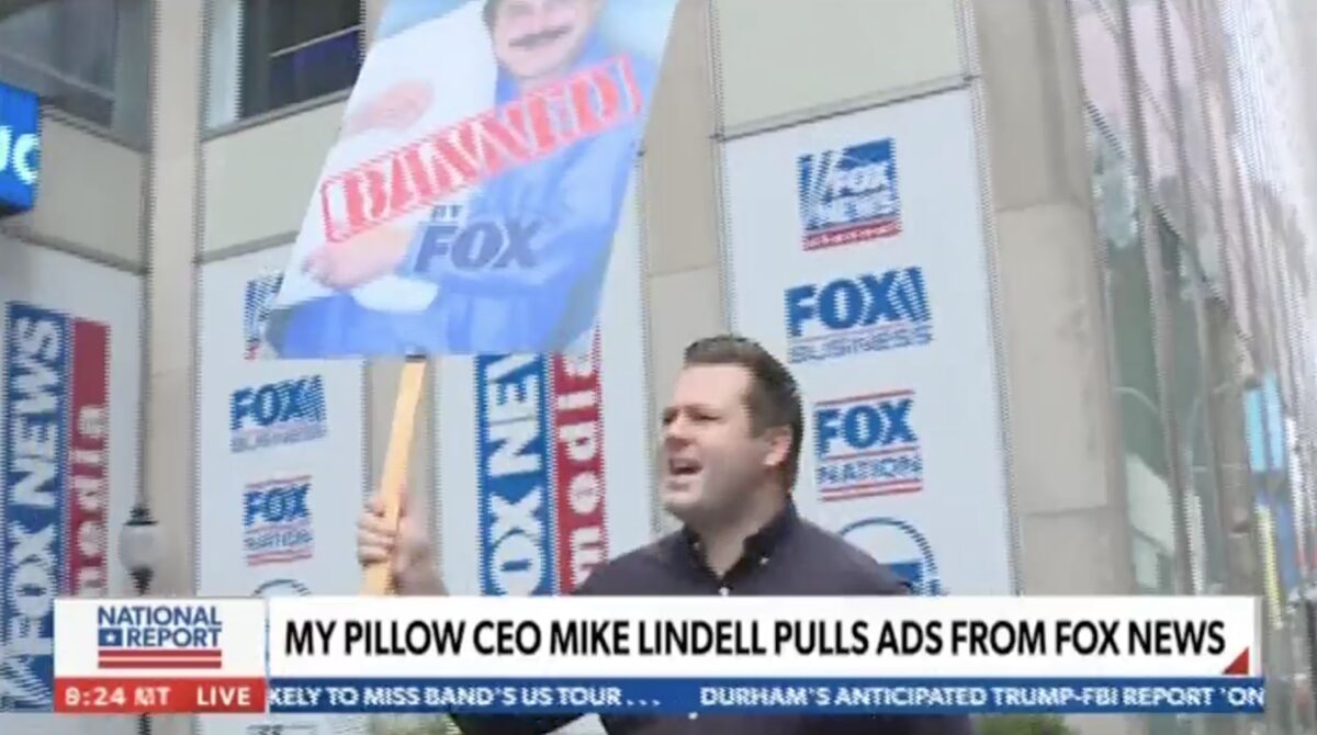 Newsmax Reporter Mike Carter Protests Fox News Over Mike Lindell