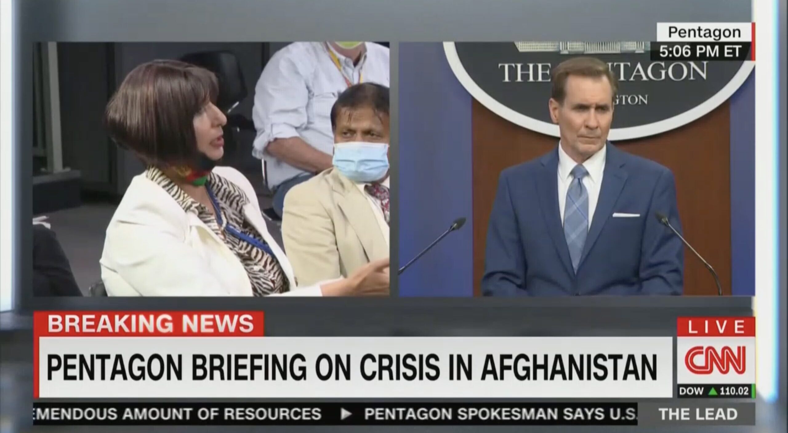 Female Afghan Reporter Confronts John Kirby