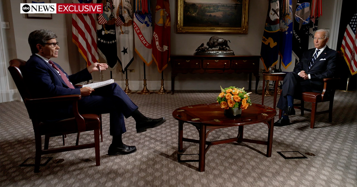 George Stephanopoulos Grills Biden on Afghan Evacuations