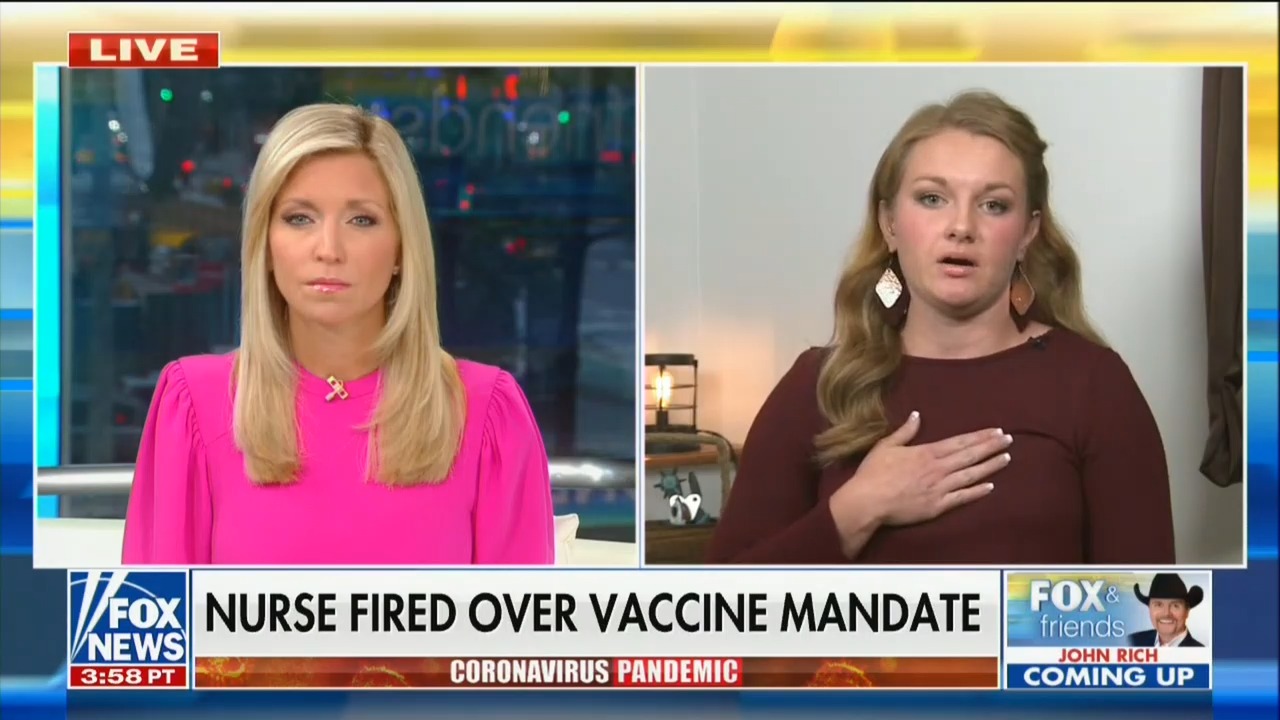 Fox News Interviews Nurse Destiny Carpenter, Fired Over Vaccine Mandate
