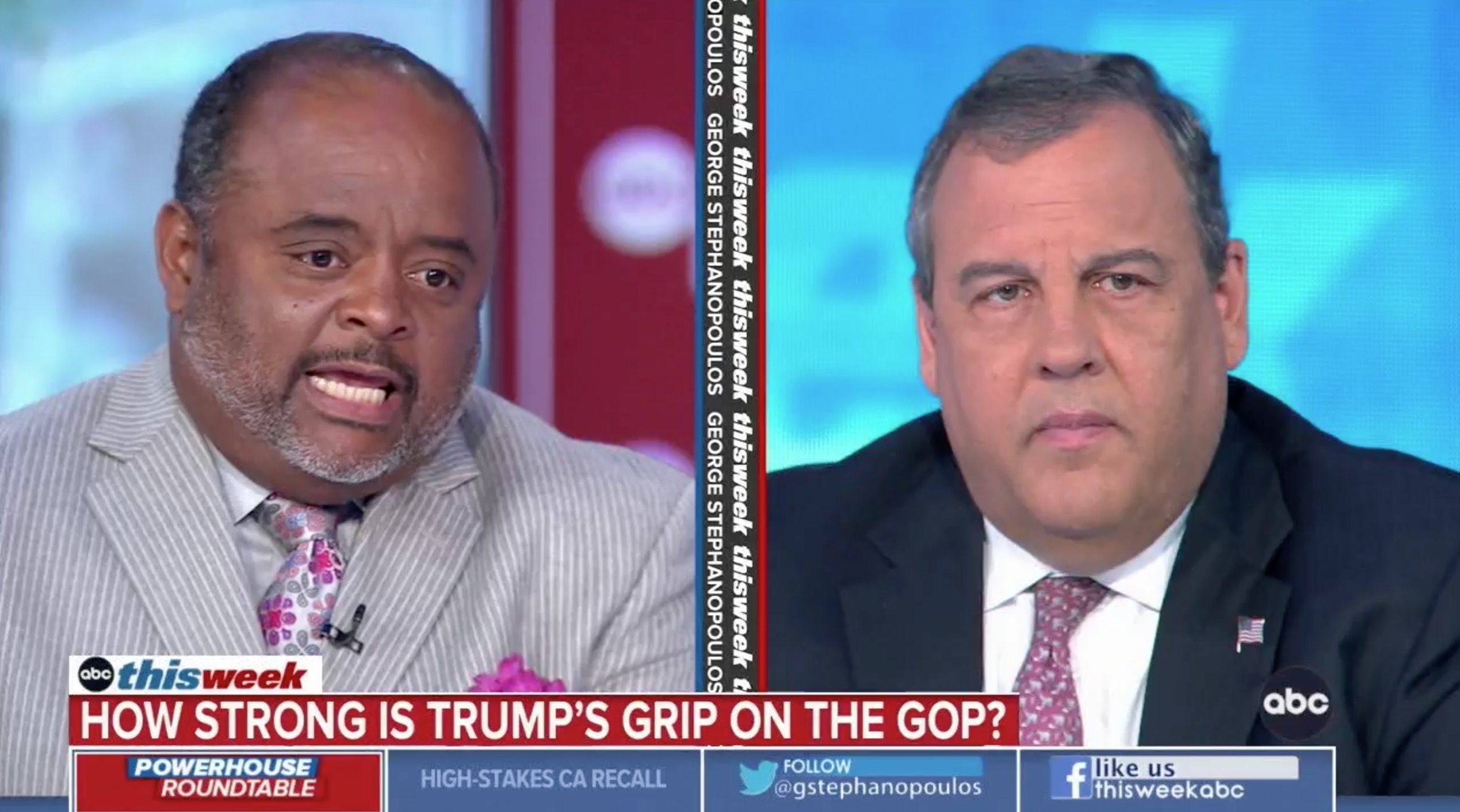 Roland Martin, Chris Christie Spar Over Trump Support