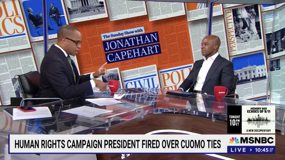 Jonathan Capehart Presses Alphonso David on Andrew Cuomo