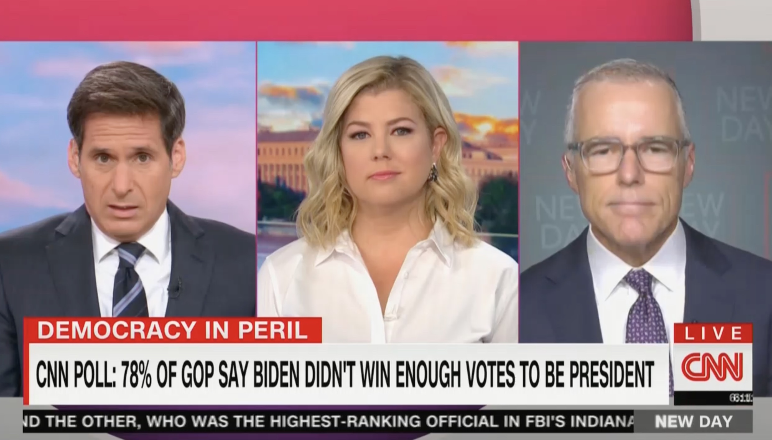CNN Ignores Andrew McCabe's Role in FBI's Gymnast Scandal