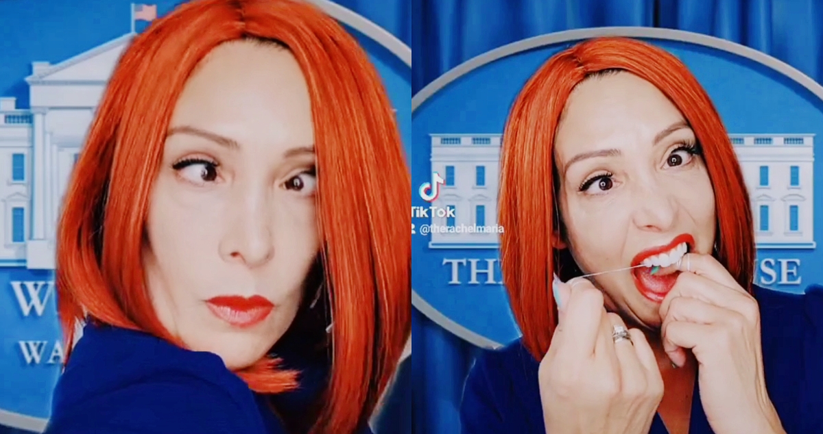 TikTok's Rachel Maria Mocks Jen Psaki Using Trump Lip-Synch