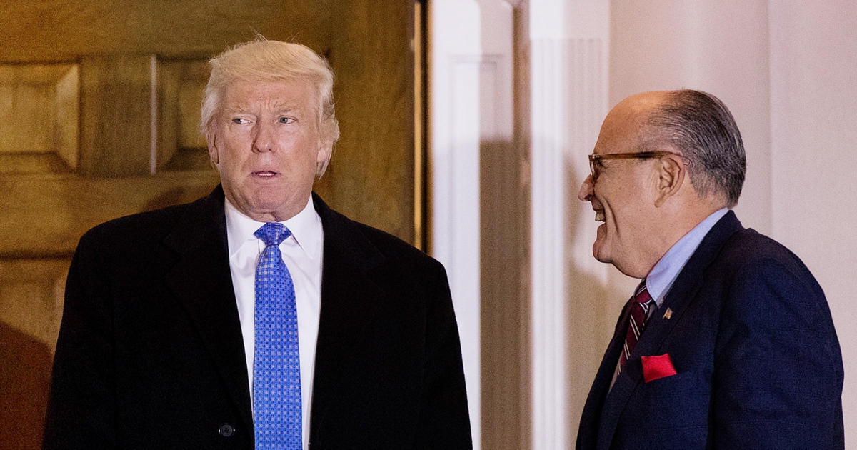 Trump Posts Statement Congratulating Rudy Giuliani on 9/11