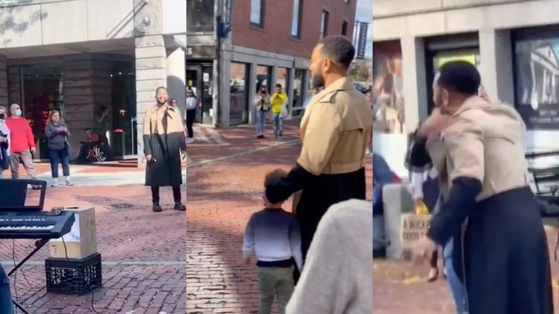 John Legend Surprises Boston Street Performer Radha Rao
