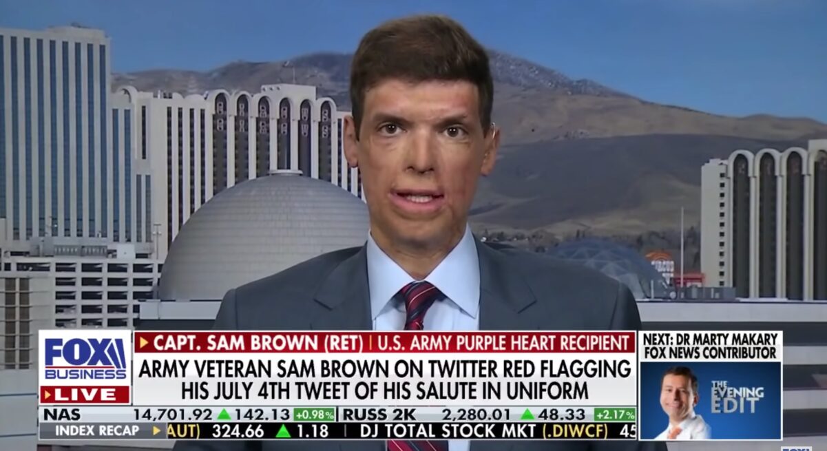 Twitter Says it Removed Capt. Sam Brown 'by Mistake'