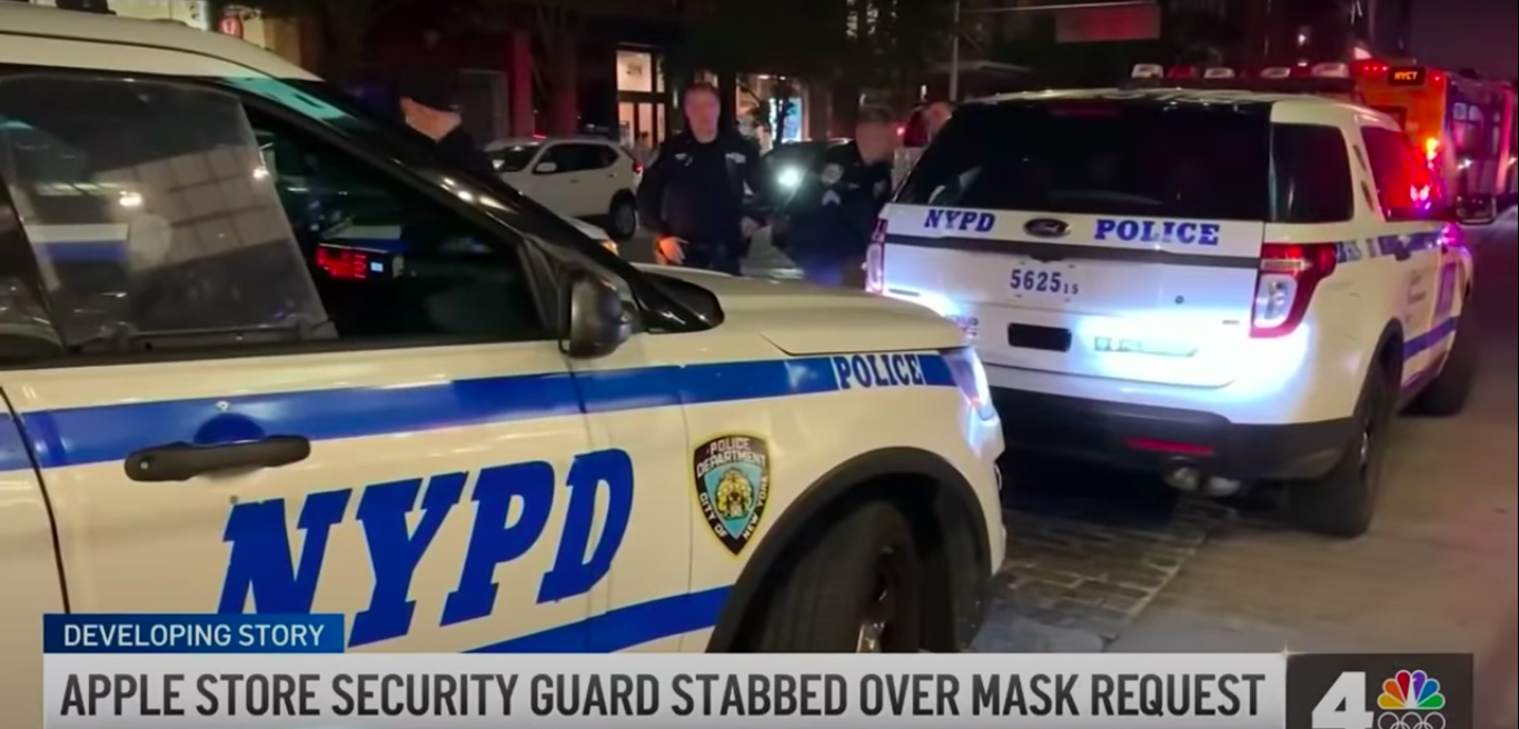NYC Guard Stabbed After Asking Customer to Wear a Mask