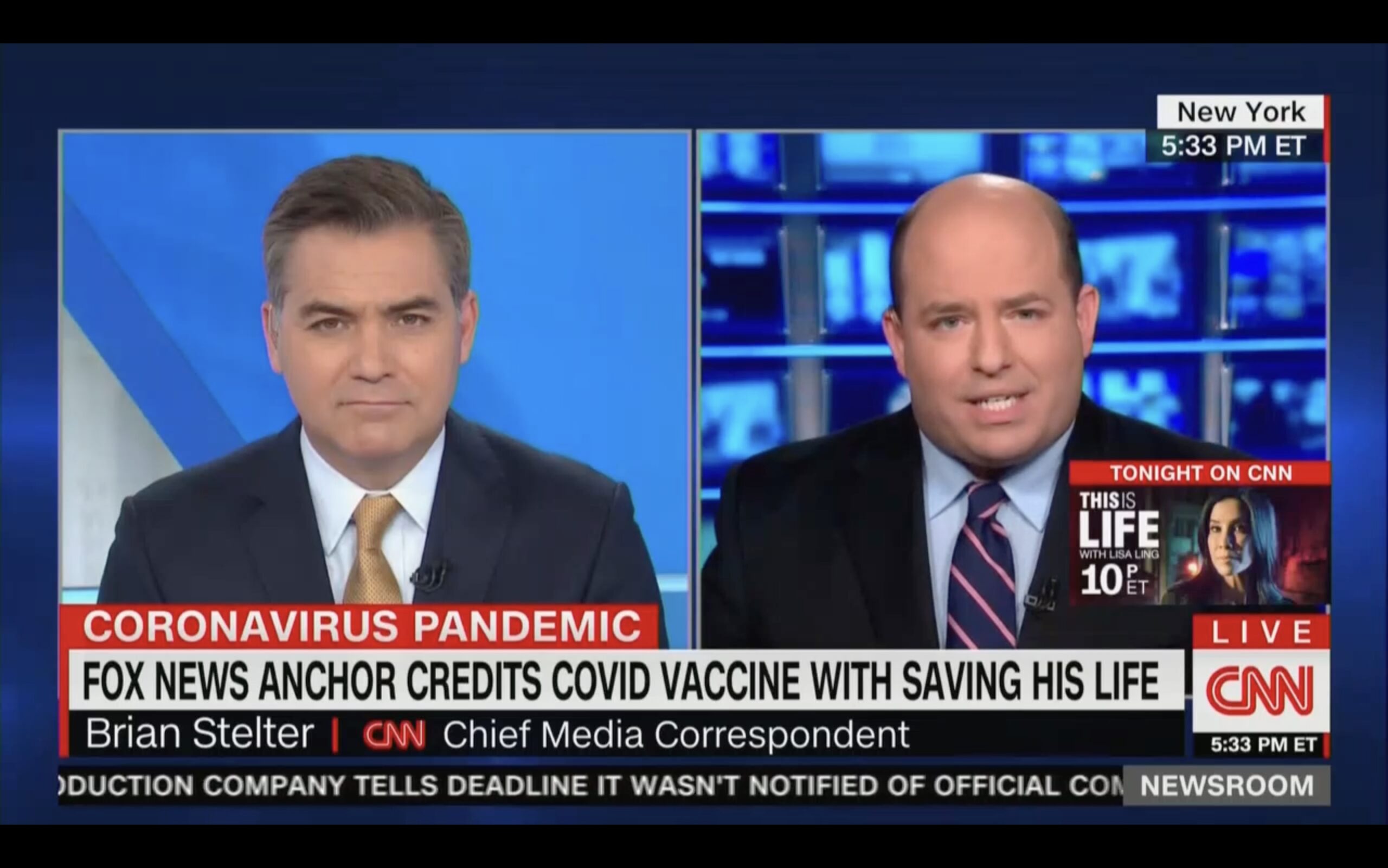 Jim Acosta, Brian Stelter Praise Cavuto, Slam Lisa Boothe