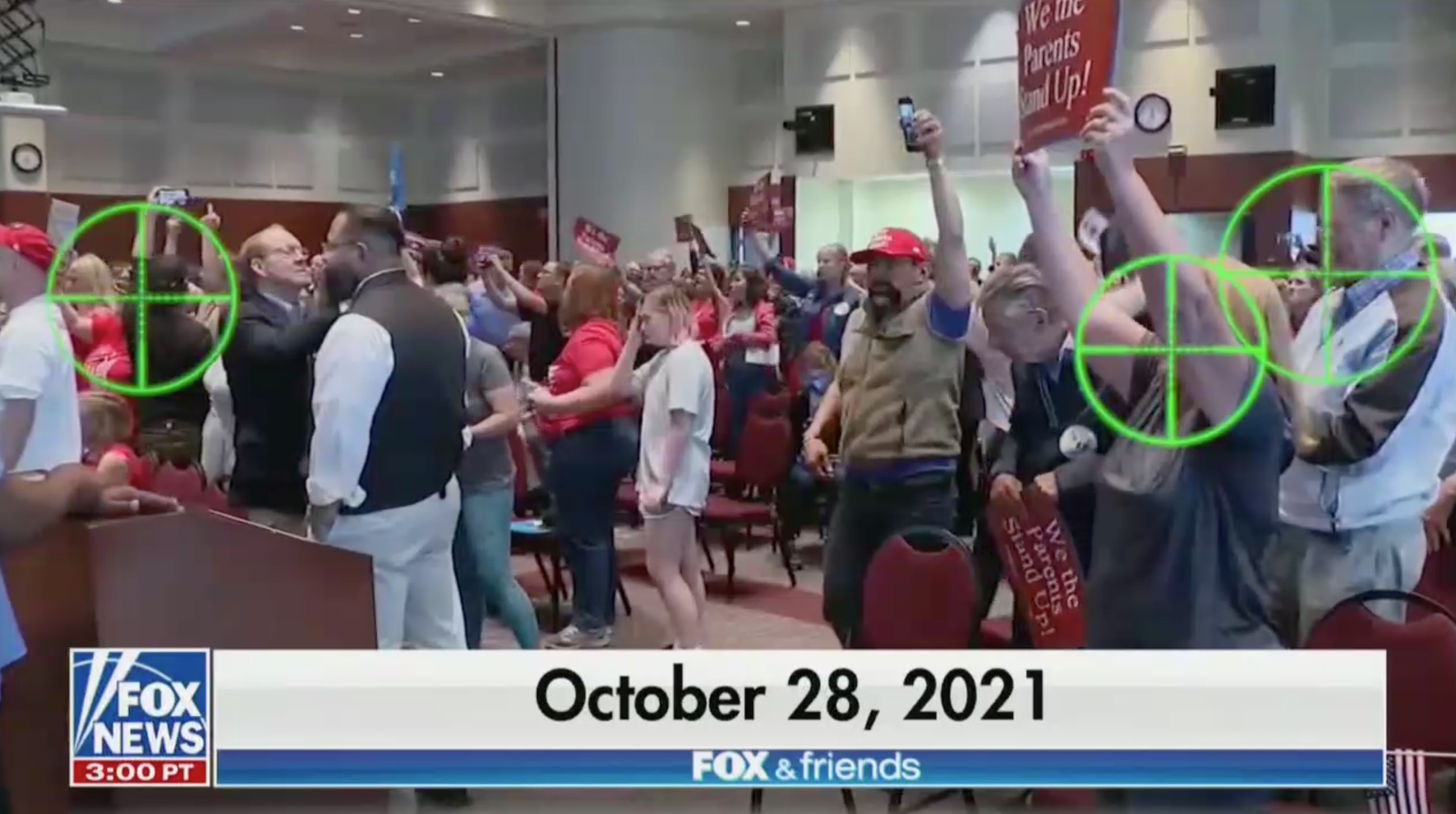 Merrick Garland Targets Parents in Fox & Friends Graphic