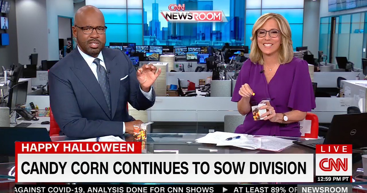 CNN's Victor Blackwell, Alisyn Camerota Defend Candy Corn