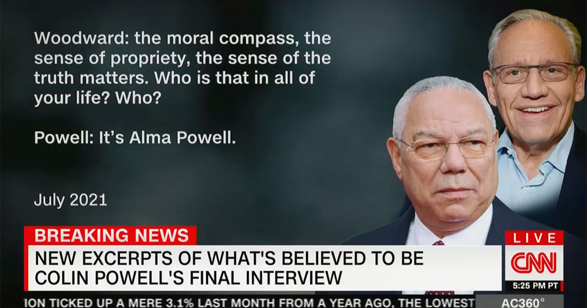 Bob Woodward Shares Colin Powell Interview Audio