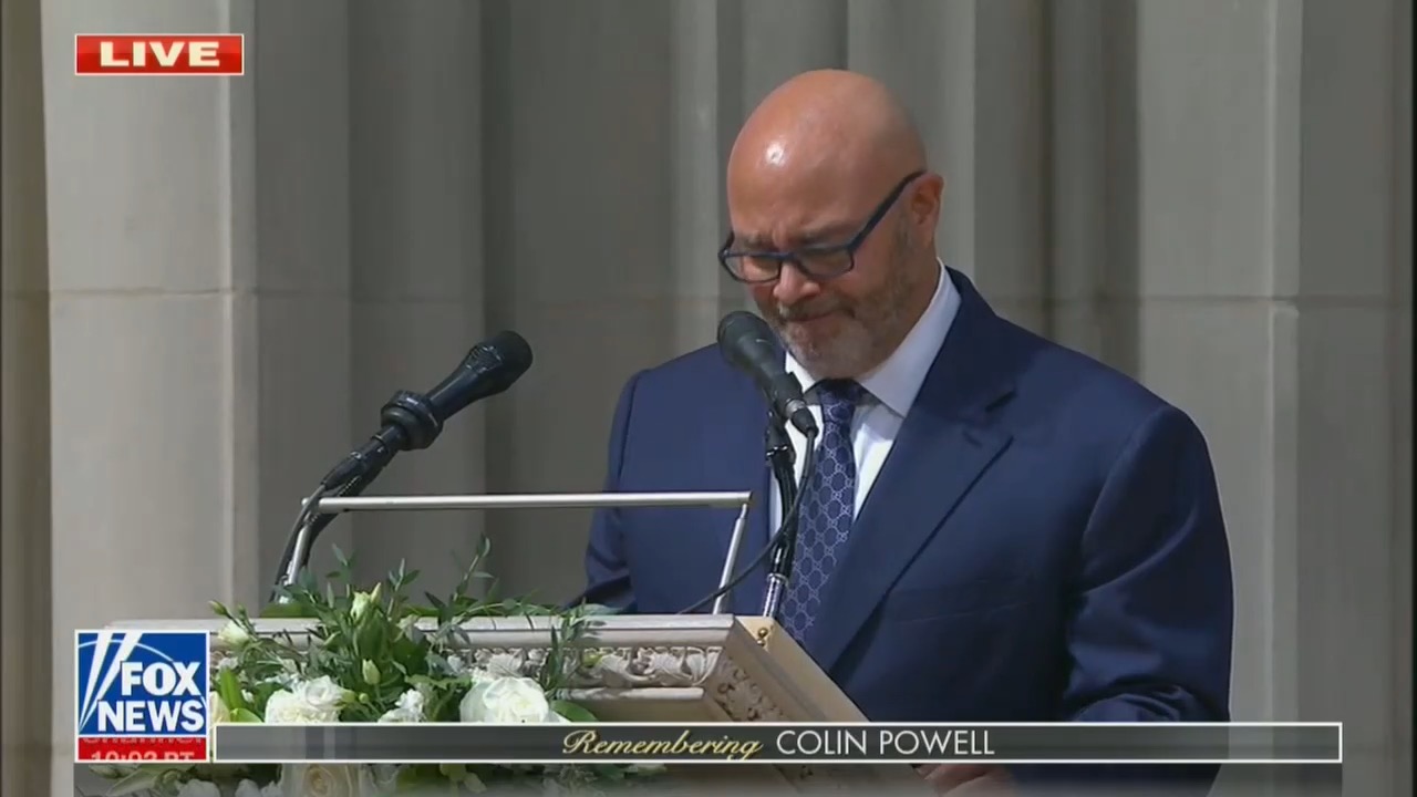 Colin Powell's Son Delivers Emotional Tribute to Late Father