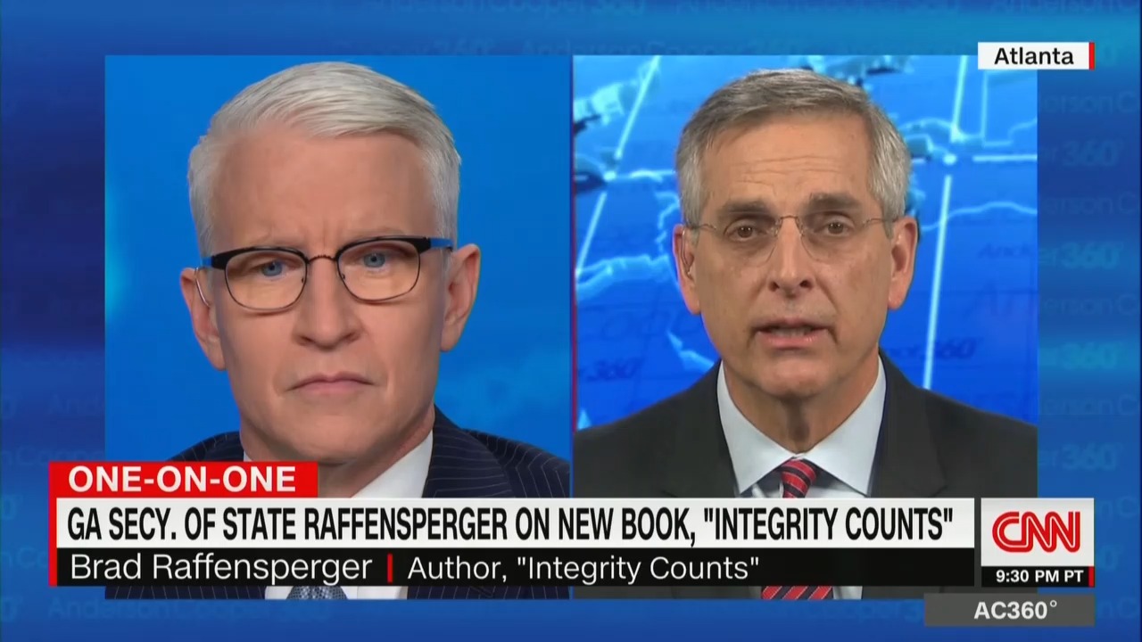 Brad Raffensperger: Trump's Ask to 'Find' Votes Was a Threat