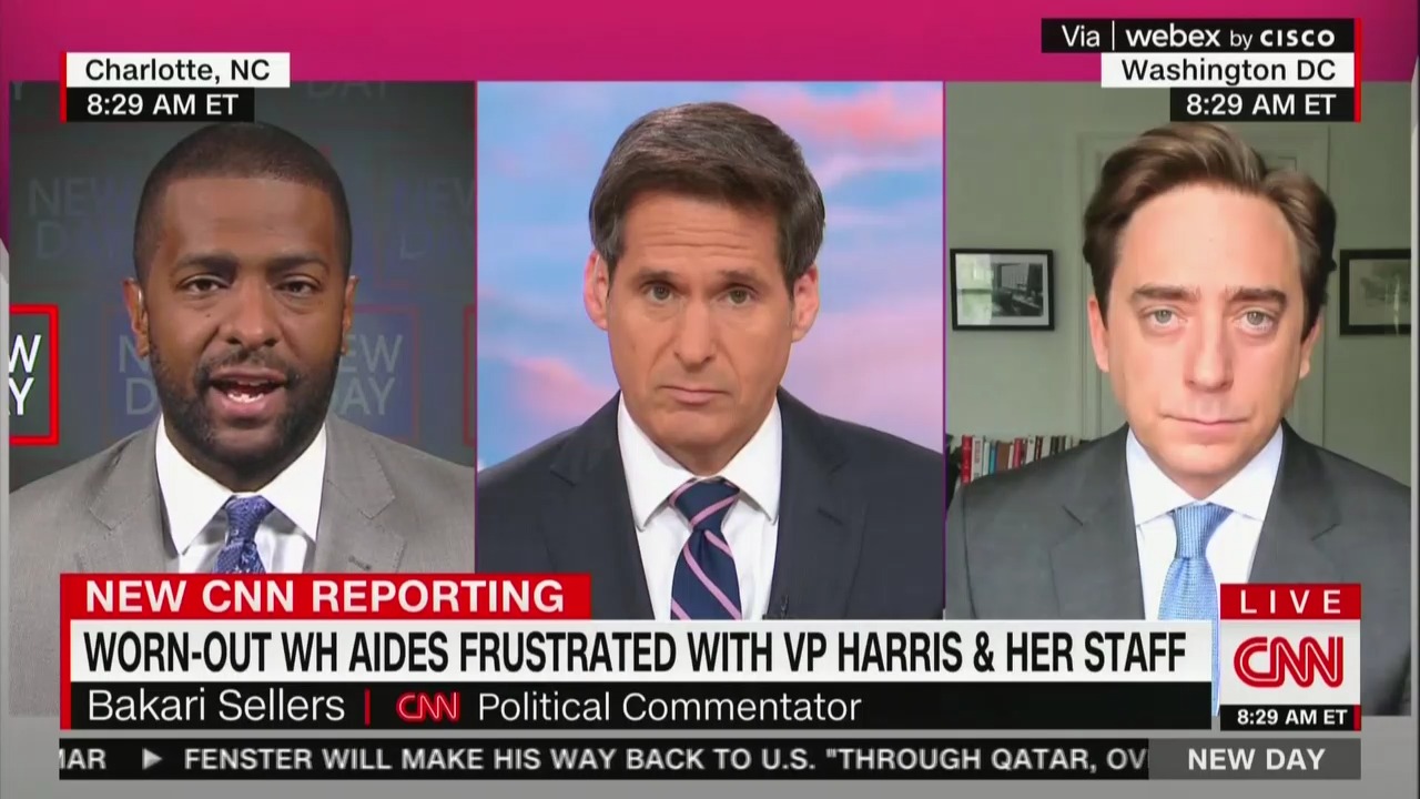 Bakari Sellers Calls Out CNN Kamala Harris Report on CNN