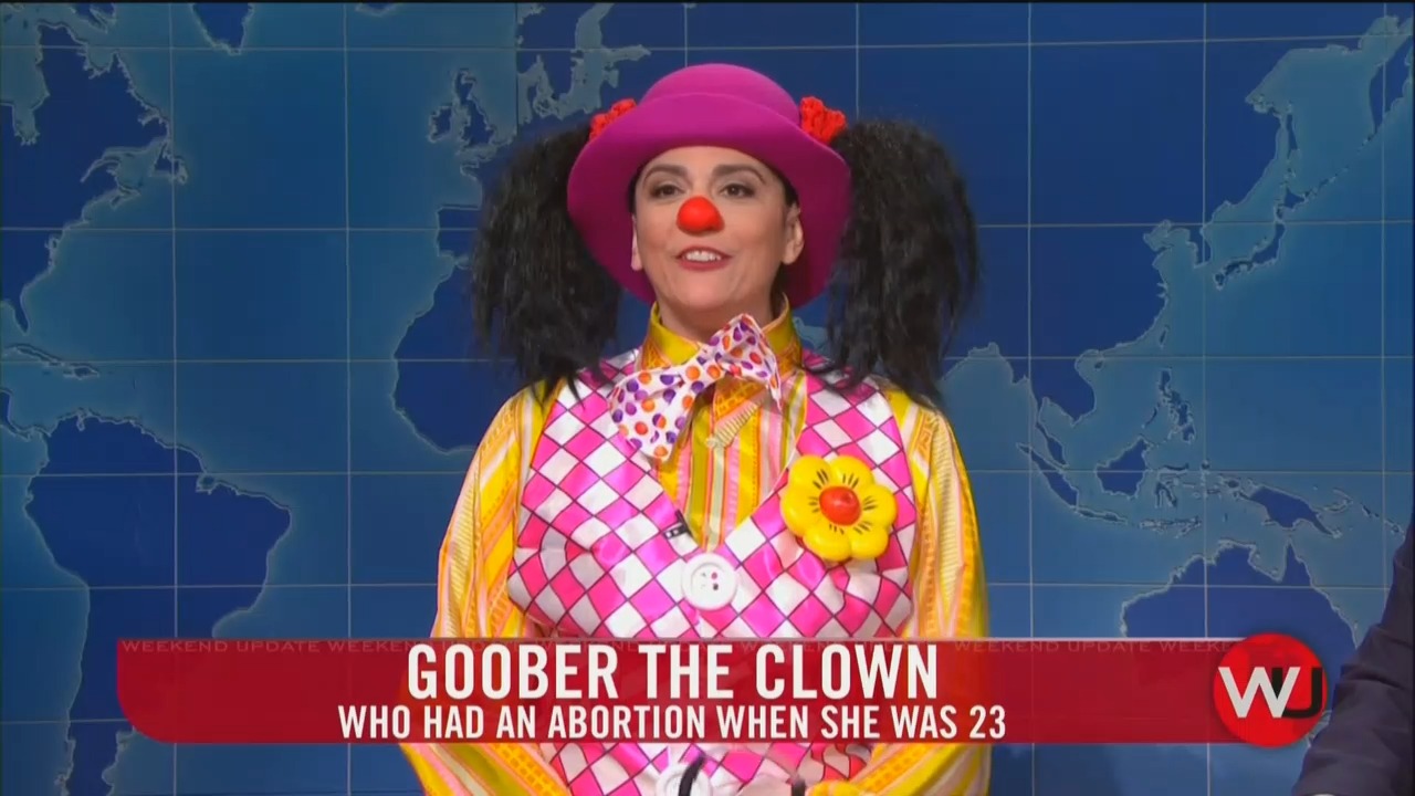 Cecily Strong Sparks Debate with SNL's Goober the Clown