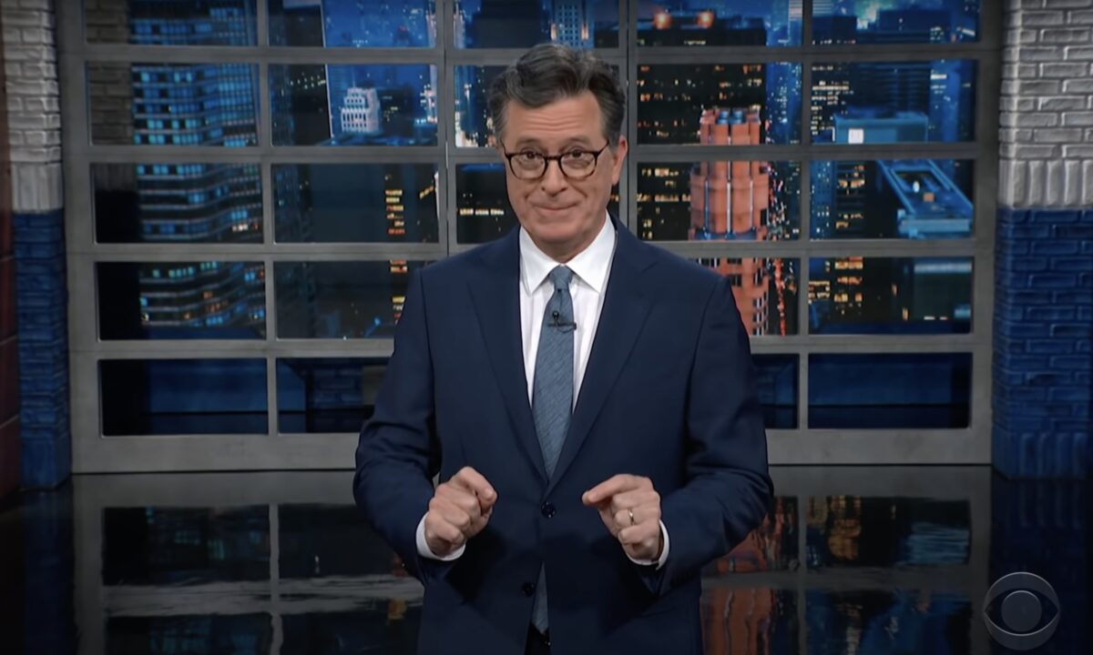 Stephen Colbert Celebrates Jacob Chansley Sentence