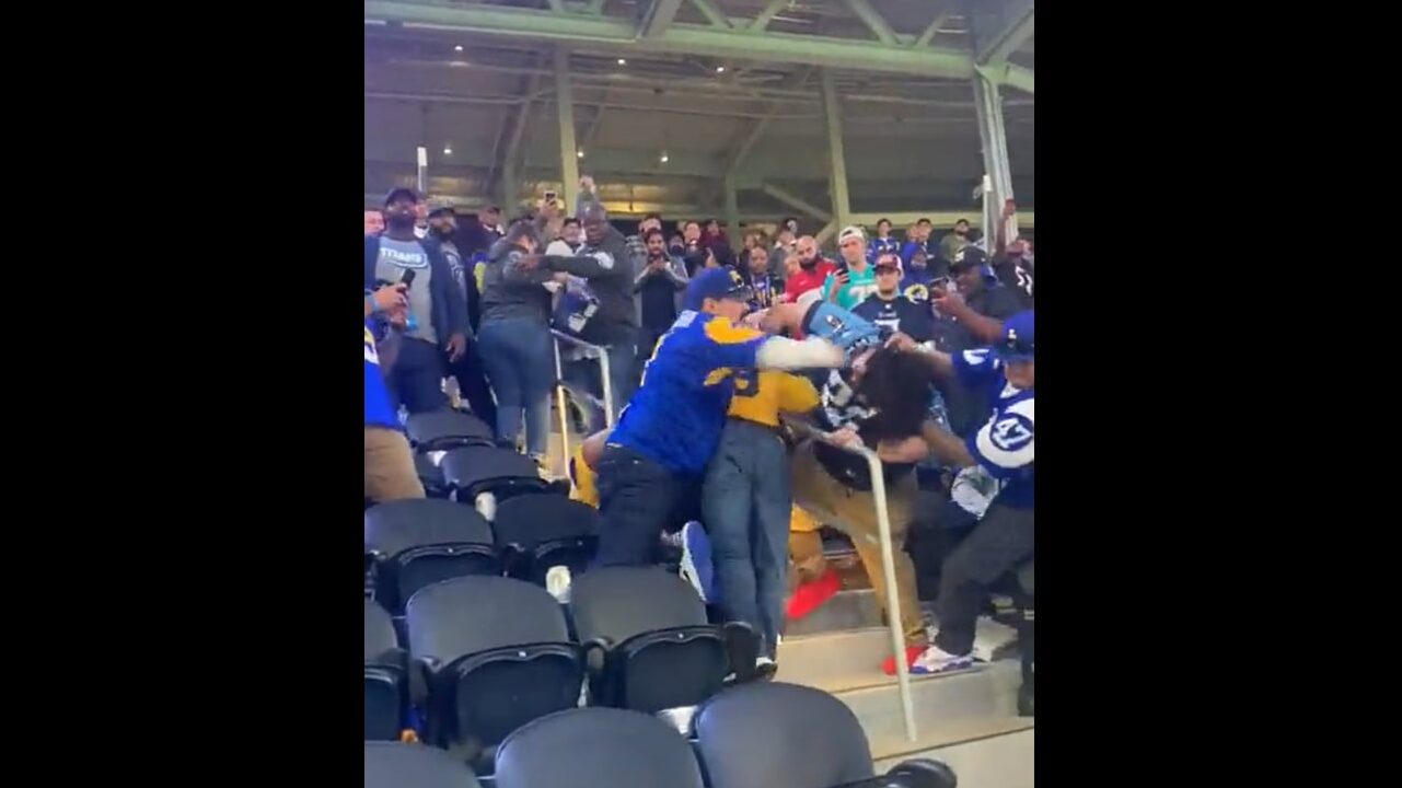 Brutal Crowd Fight at Rams-Titans Game Ends With Two KO's