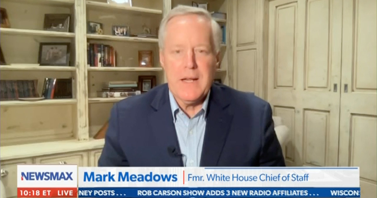 Mark Meadows Rails Against January 6 Committee