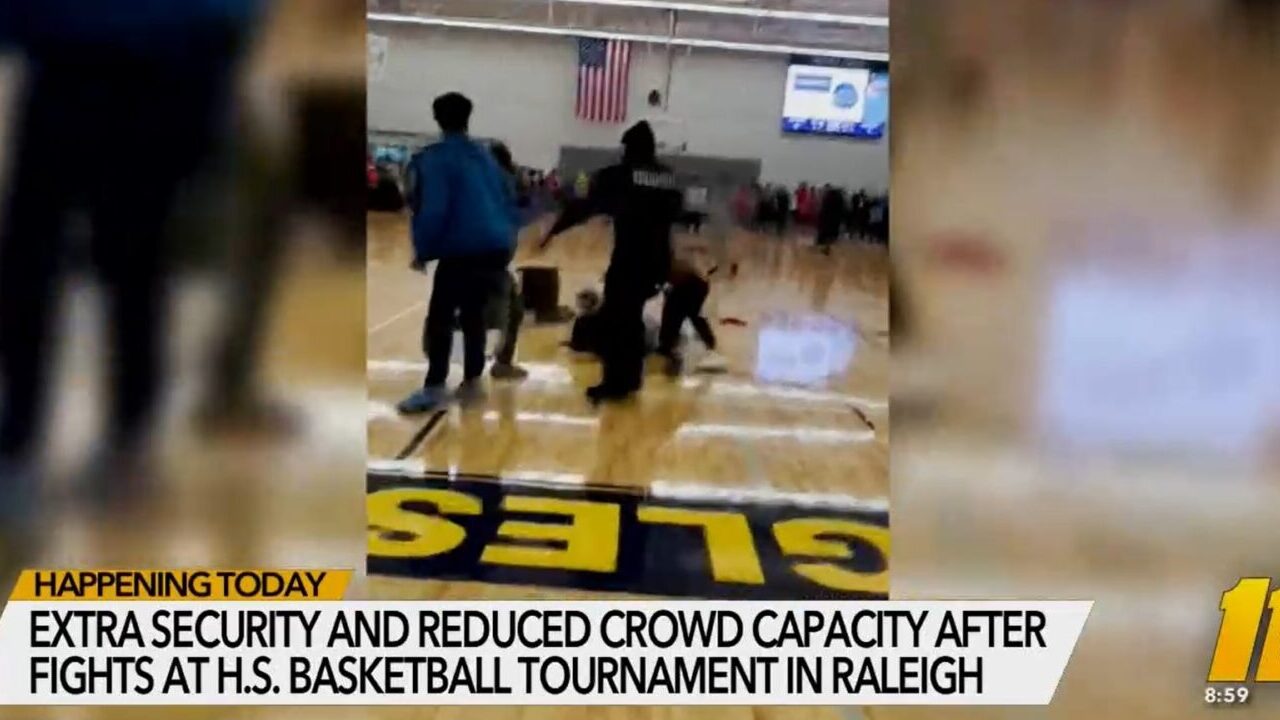 Crowd Brawl Stops John Wall's High School Basketball Tourney