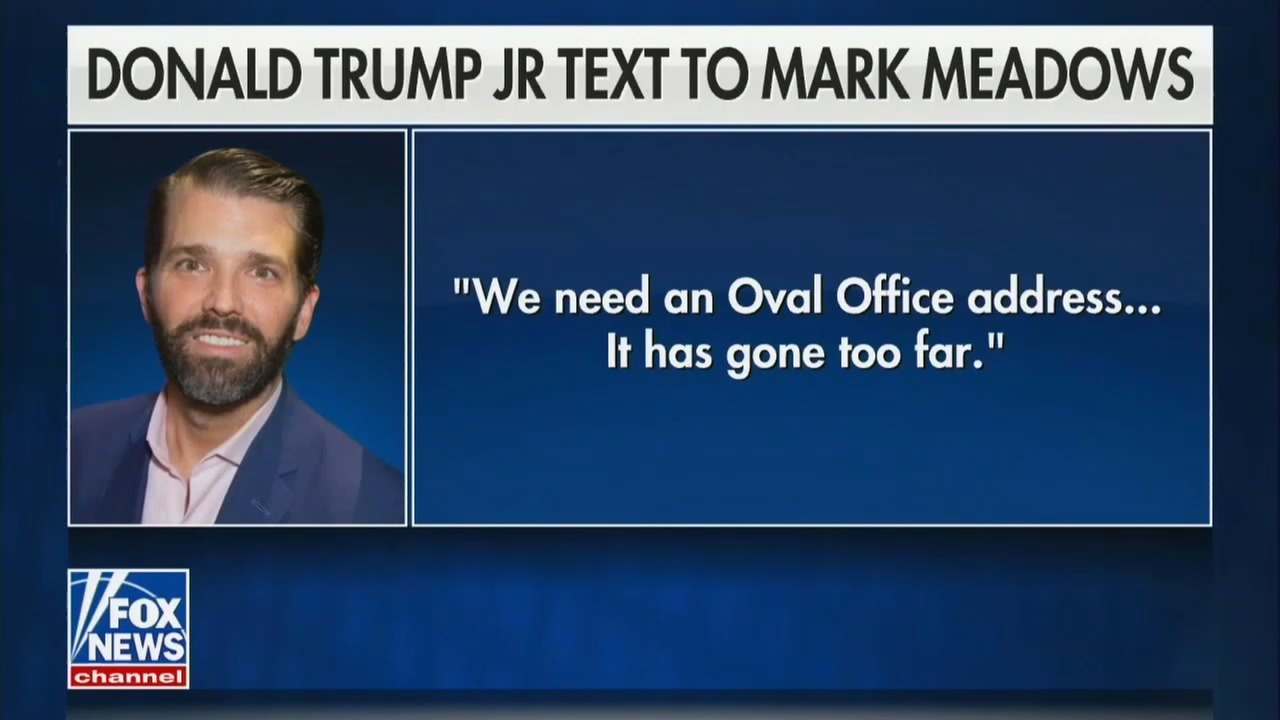 Fox Finally Mentions Text Messages Between Hosts and Meadows