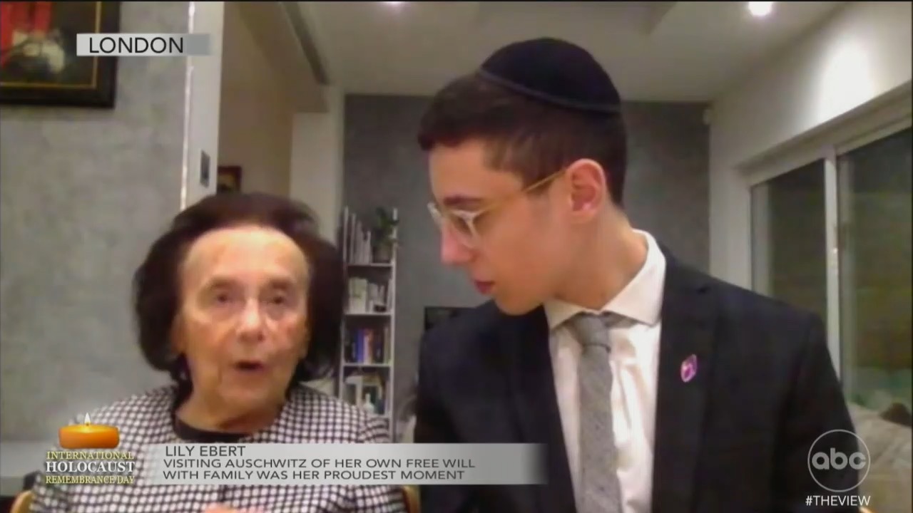Holocaust Survivor Lily Ebert Recalls Visiting Auschwitz