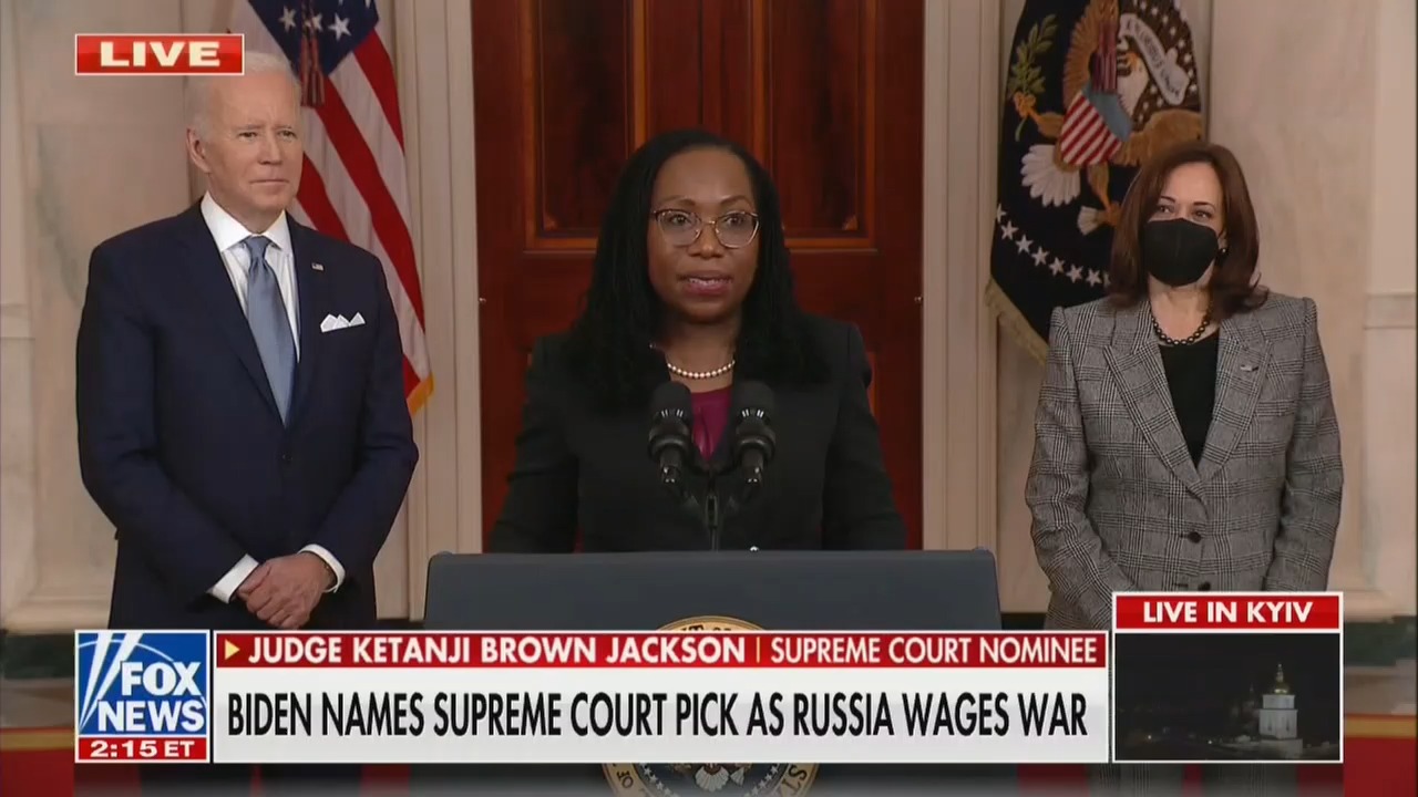 Ketanji Brown Jackson Accepts Nomination to Supreme Court