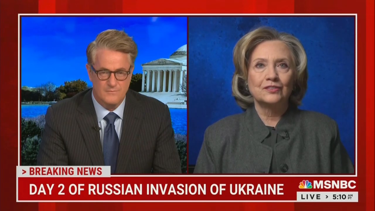 Hillary Clinton Shocked GOP Supports Vladimir Putin