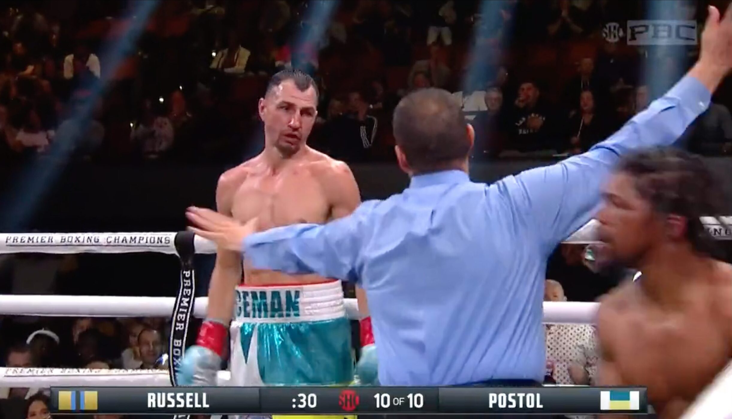 Ukraine Boxer Viktor Postol Stopped By Gary Antuanne Russell