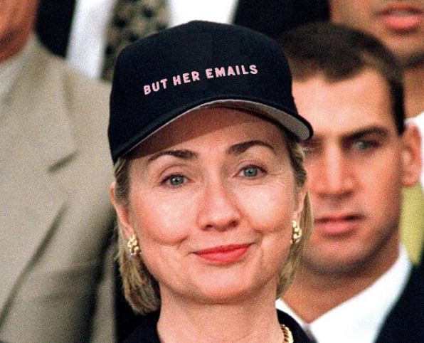 Hillary Sells 'But Her Emails' Hats Amid Trump Doc. Reports