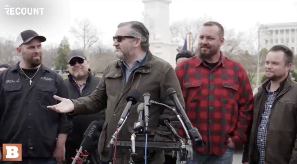 Ted Cruz Berates Reporter Instead of Answering Vaxx Question