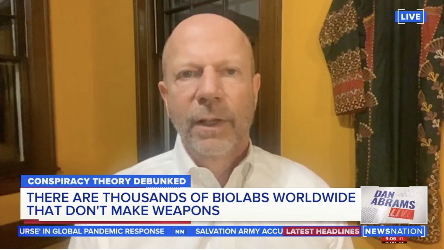 Bio-Labs Expert Andrew Weber Rips Fox Pushing Ukraine Theory