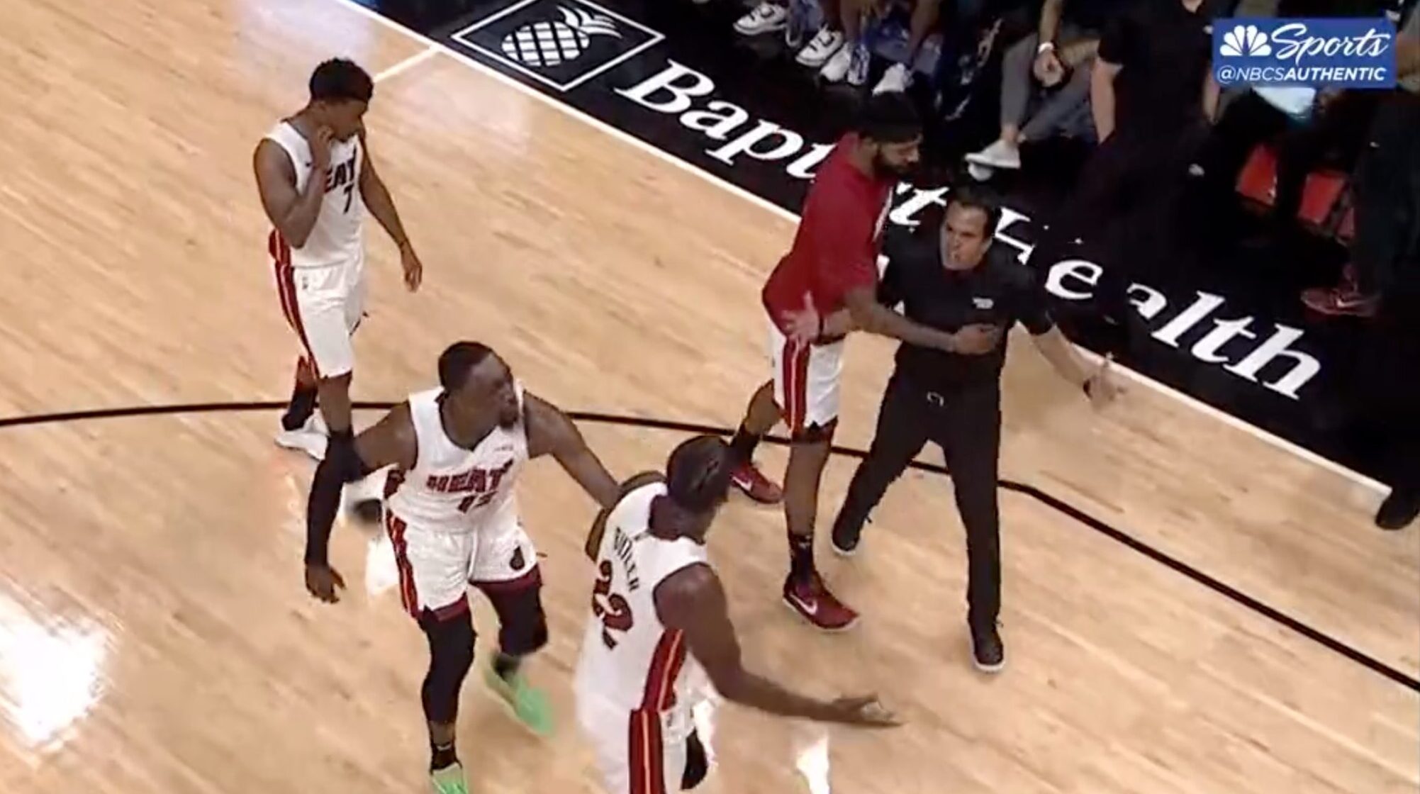 VIDEO: Miami Heat's Erik Spoelstra, Jimmy Butler Fight