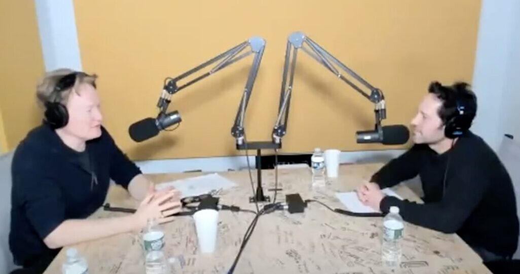 Paul Rudd Pranks Conan O'Brien with Mac and Me Gag