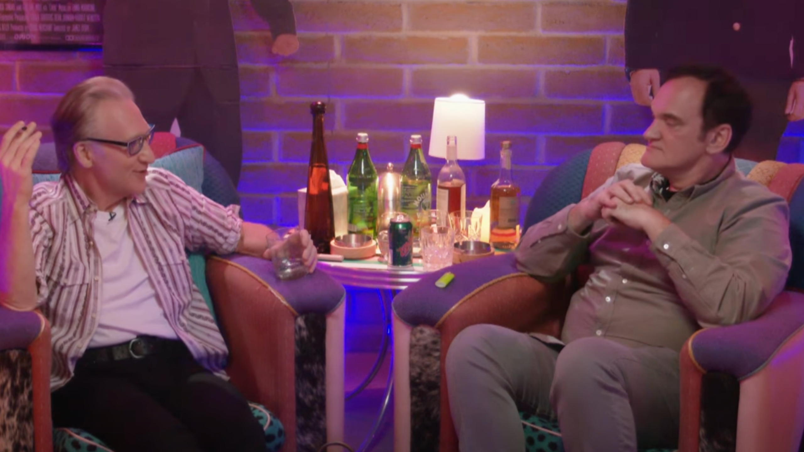 Bill Maher and Quentin Tarantino Smoke Weed and Rip Titanic