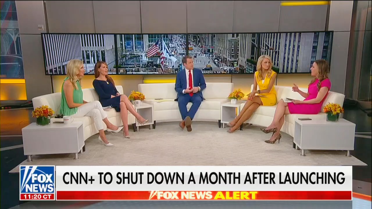 Fox News Hosts Celebrate Demise of CNN+: ‘What a Rolling Calamity!’