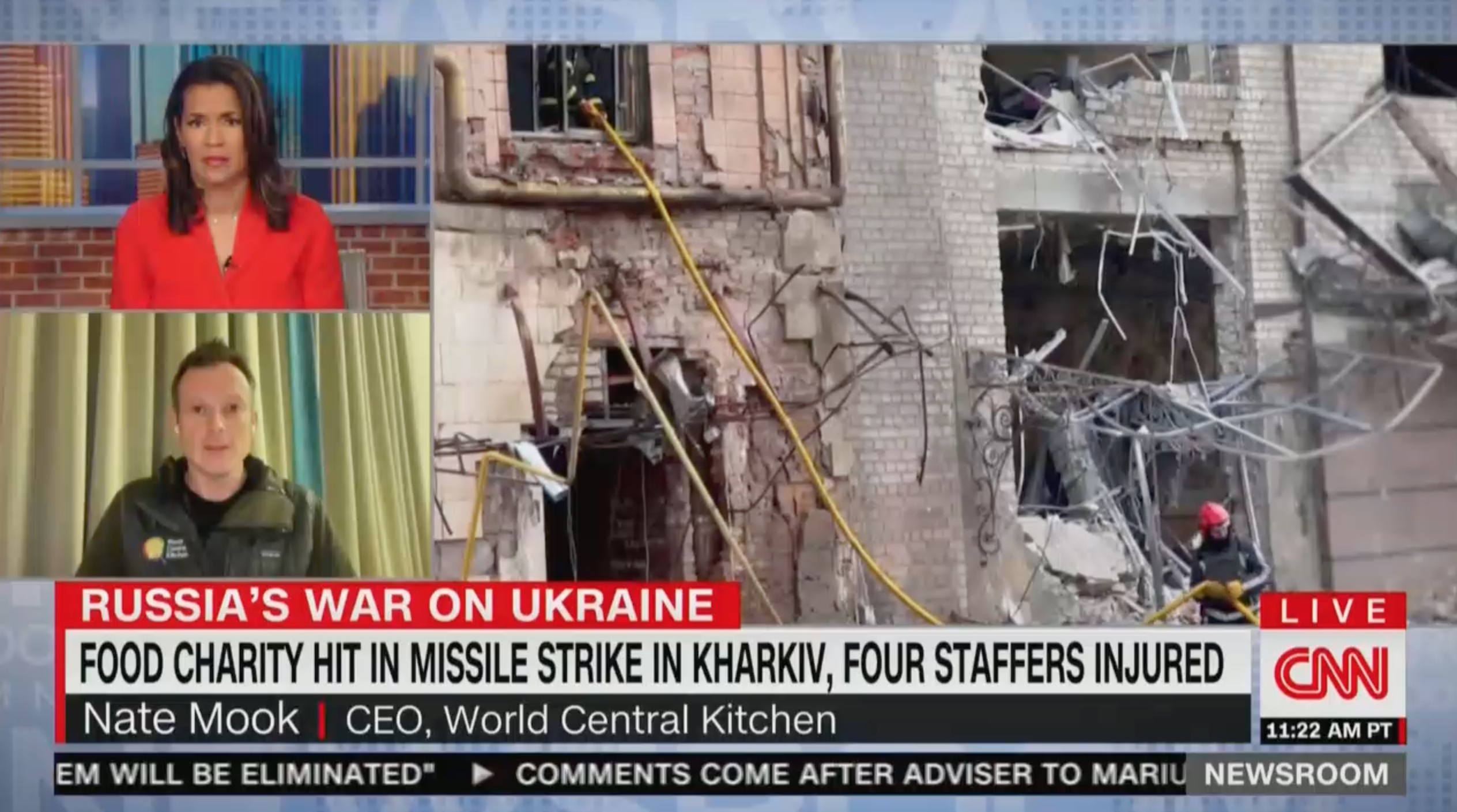 Chef José Andrés’ World Central Kitchen Bombed in Ukraine
