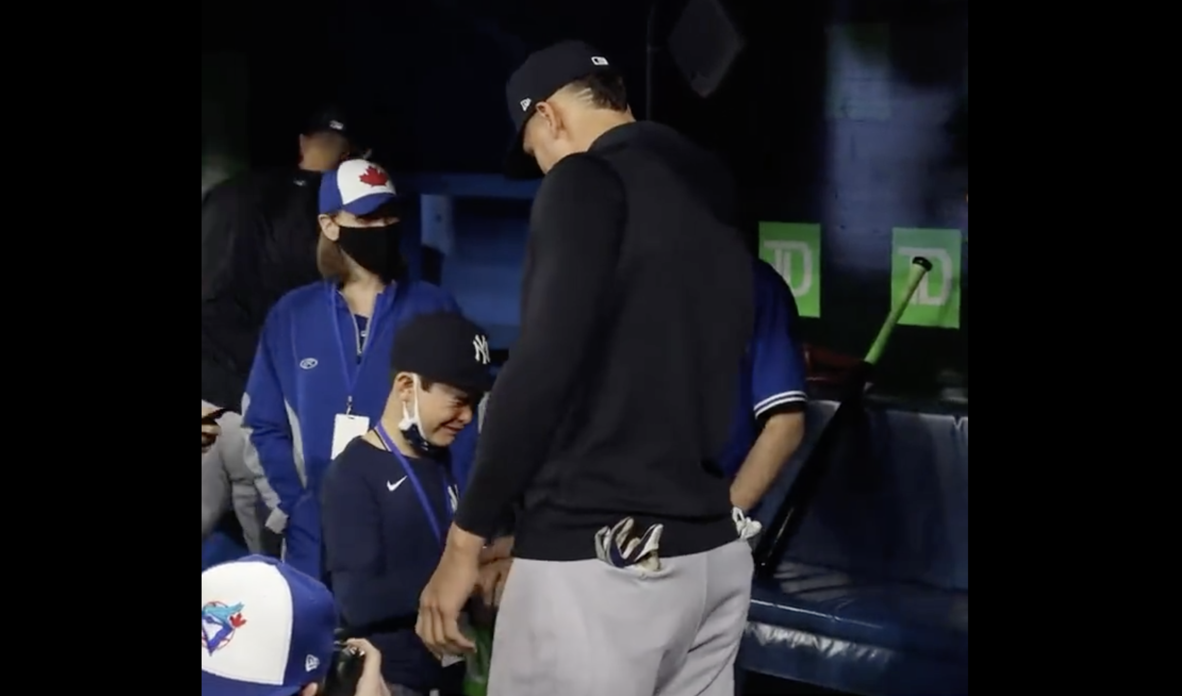 Yankees Fan From Video Meets His Hero In Touching Moment