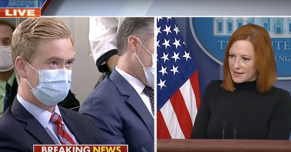 Psaki Says She Will Miss Fox News Reporter Peter Doocy