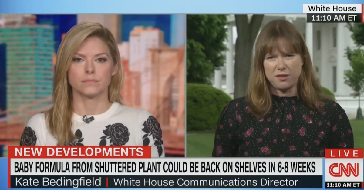 Kate Bedingfield Won't Call Baby Formula Shortage a Crisis