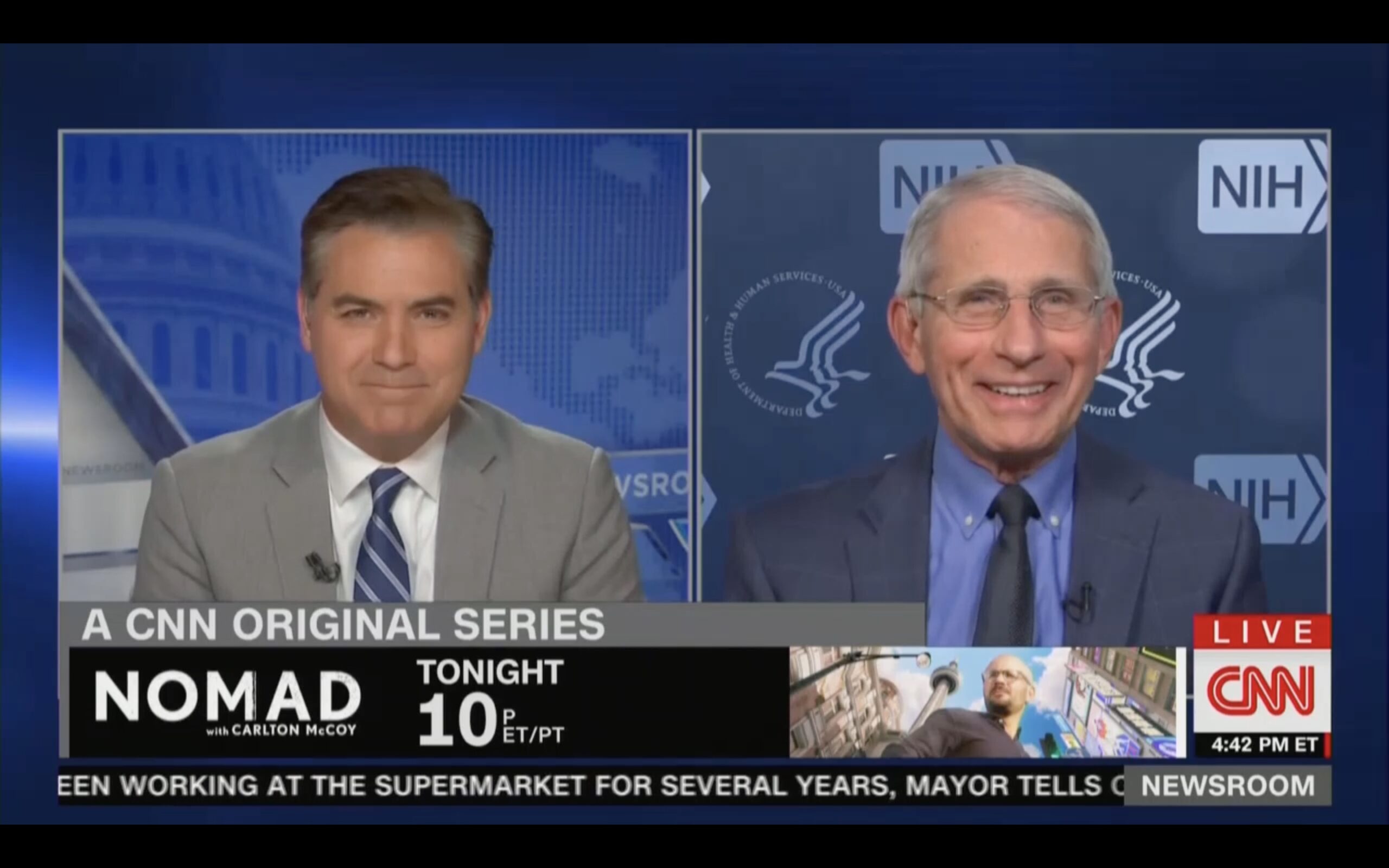 Fauci Tells Acosta He Wouldn't Work With Trump Again