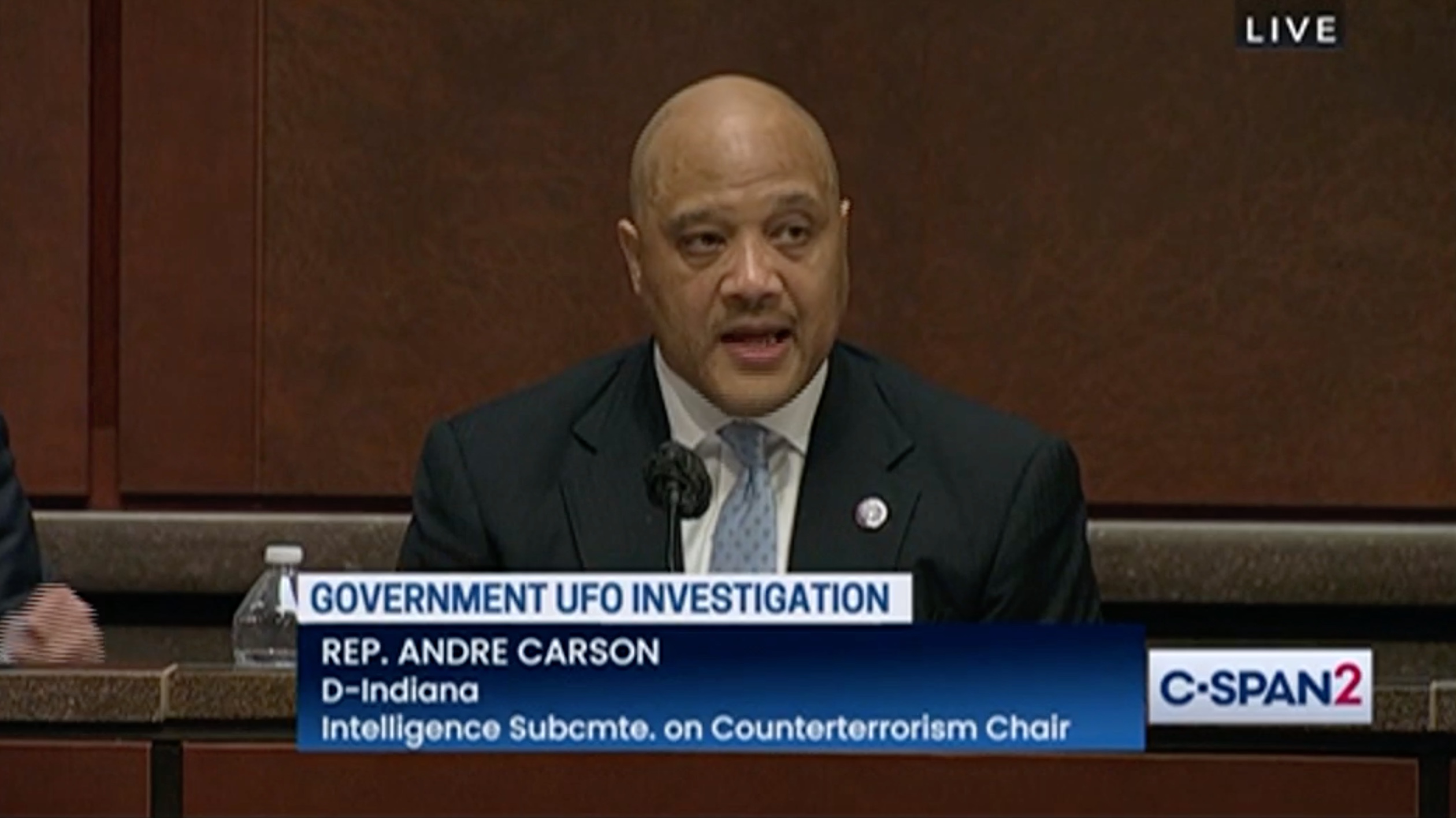 Andre Carson Calls to Bring UFO-Tracker Out of the Shadows