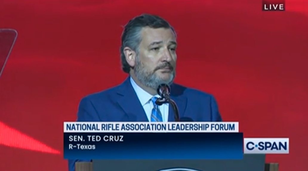 Ted Cruz Repeats 'Good Guy with a Gun' Line at NRA Event
