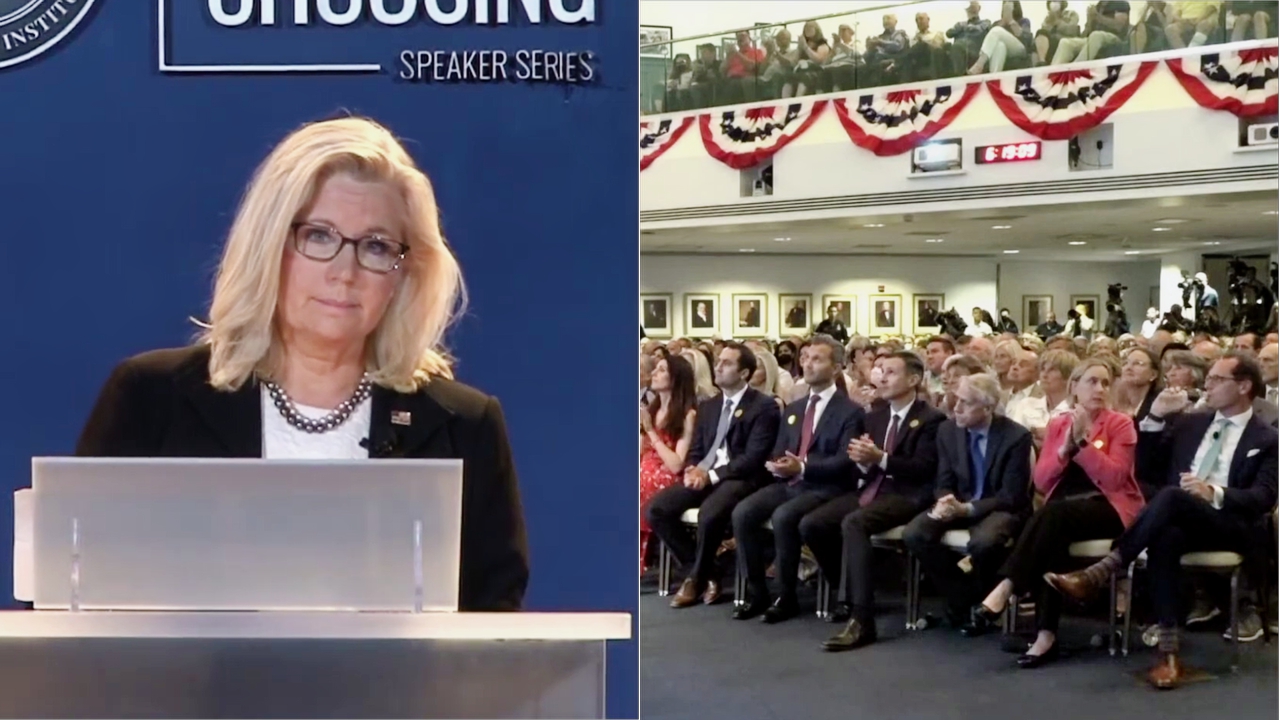 Liz Cheney Blasts Trump Over Jan. 6 in Reagan Library Speech