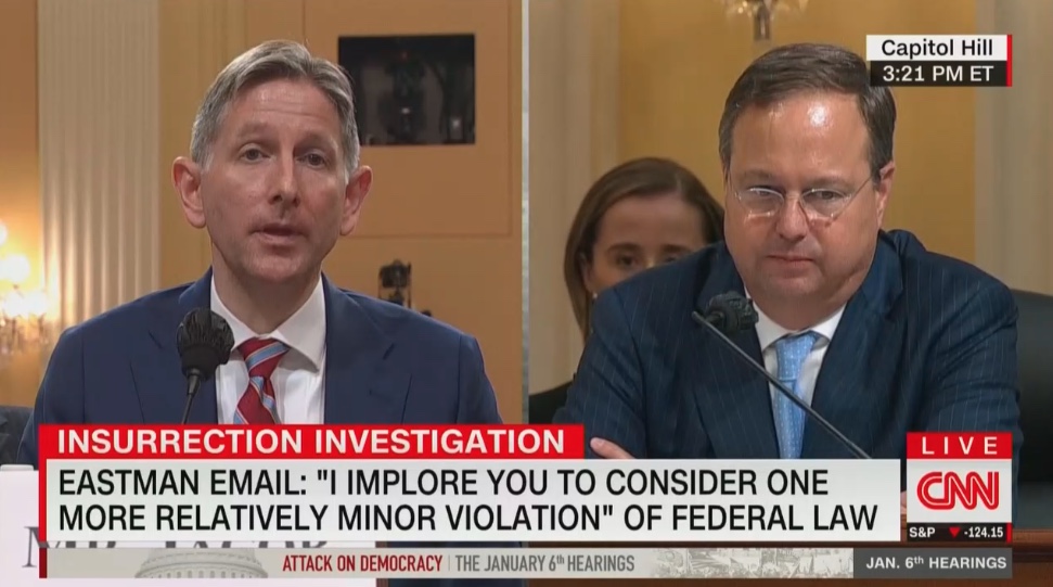 Greg Jacob Tells of Pence's Reaction to Eastman's Scheme