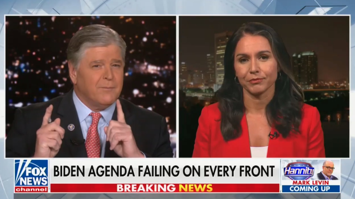 Sean Hannity Grills Tulsi Gabbard, Who Tries Not to Disagree