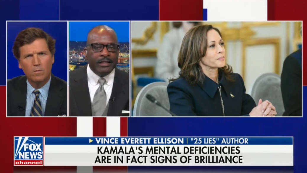 Vince Everett Ellison Rips 'Incompetent' Kamala Harris