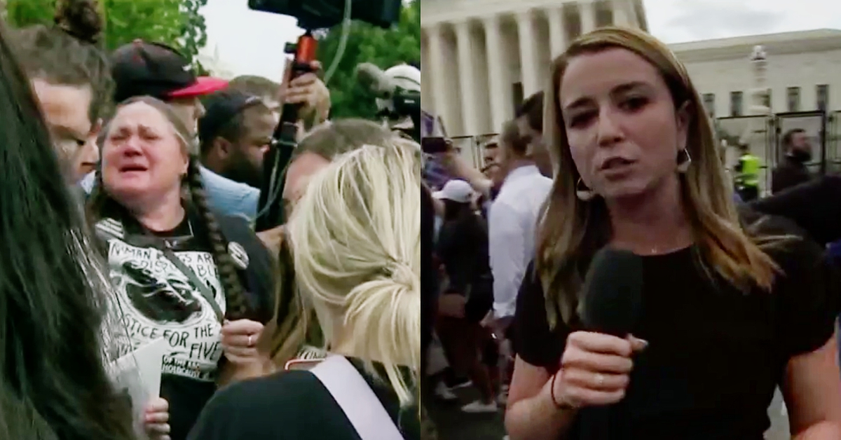 NBC News Shows Women Crying Tears of Joy at Roe Overturn